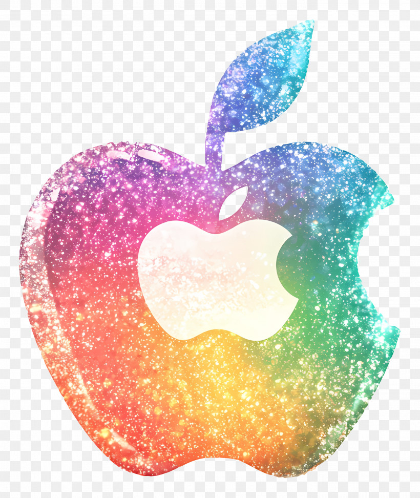 Apple Glitter - Colorful Sparkling Apple Logo Design, PNG, 2736x3244px ...