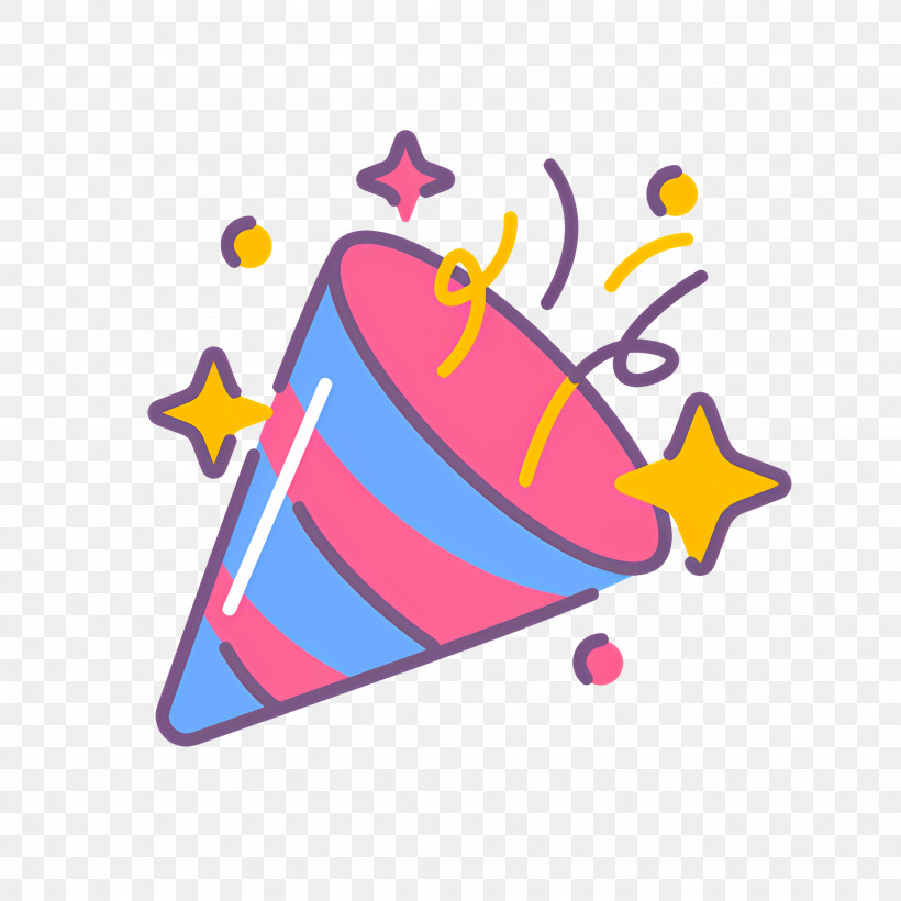 Confetti Emoji - Colorful Party Popper For Celebrations, PNG, 2048x2048px, Confetti Emoji ...