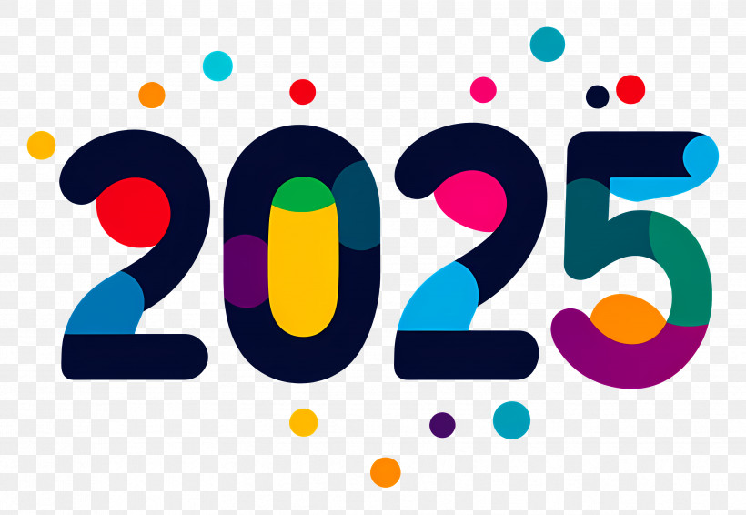 2025 Logo - Colorful 2025 Decorative Design, PNG, 3424x2364px, 2025 ...