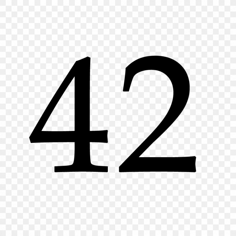 Number Phrases From The Hitchhiker s Guide To The Galaxy Symbol Clip