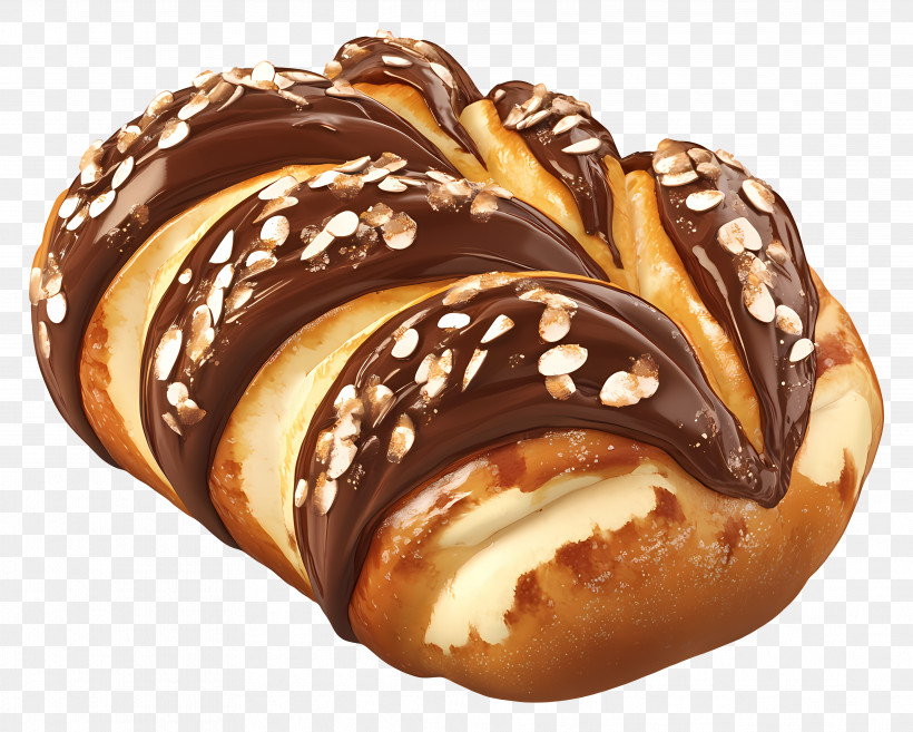 Babka - Chocolate Drizzled Pastry, PNG, 3956x3172px, Babka, Baked ...
