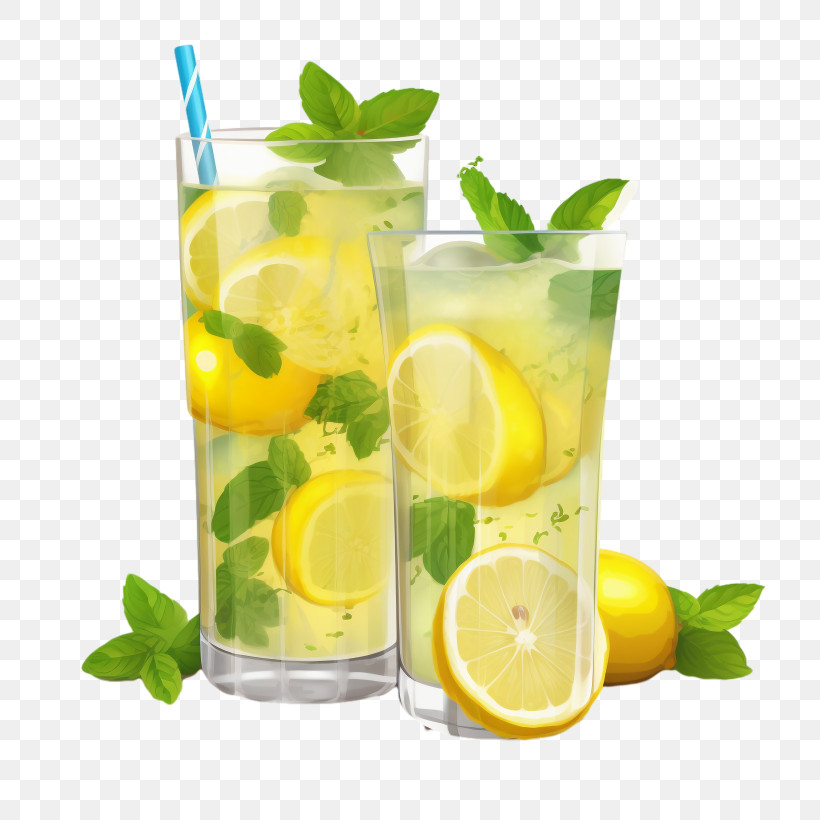 Lemonade Drink - Refreshing Lemon Mint Drink With Ice, PNG, 4096x4096px, Lemonade Drink, Citrus ...