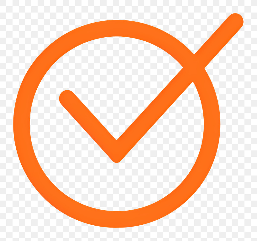 Orange Check Mark - Orange Checkmark Icon Logo Design, PNG, 2392x2244px, Orange Check Mark ...