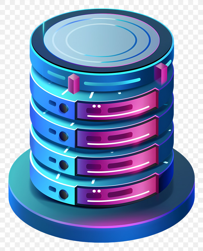 Round Server - Cartoon Illustration Of A Database Server, PNG, 3024x3744px, Round Server ...
