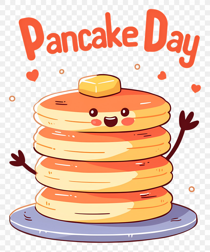 National Pancake Day - Happy Pancake Day Illustration, PNG, 2860x3440px ...