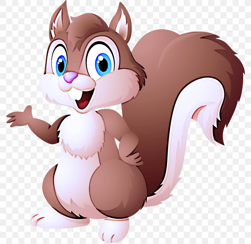 Squirrel Cartoon Chipmunk Animation Ear PNG 785x800px Squirrel 