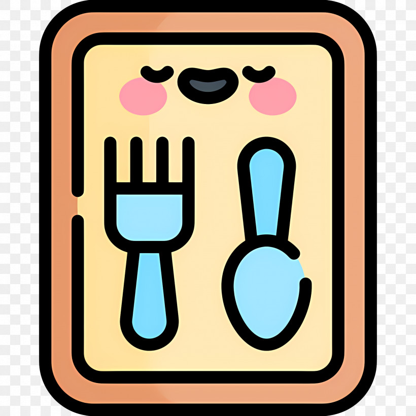 Fork Spoon - Cute Fork And Spoon With Smiling Face, PNG, 2048x2048px ...