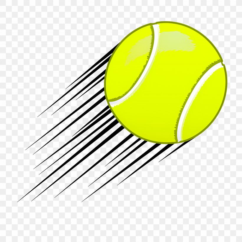 Tennis Ball - Tennis Ball In Motion Illustration, PNG, 3840x3840px ...
