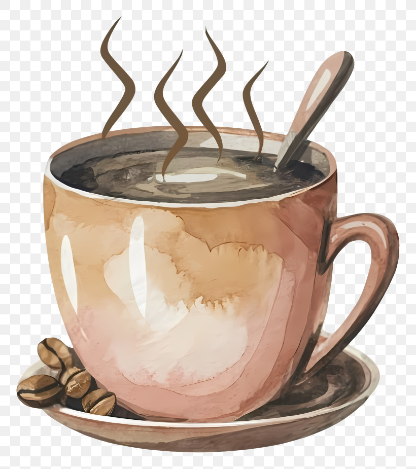 Cartoon - Steaming Hot Coffee Mug Illustration, PNG, 3160x3568px ...