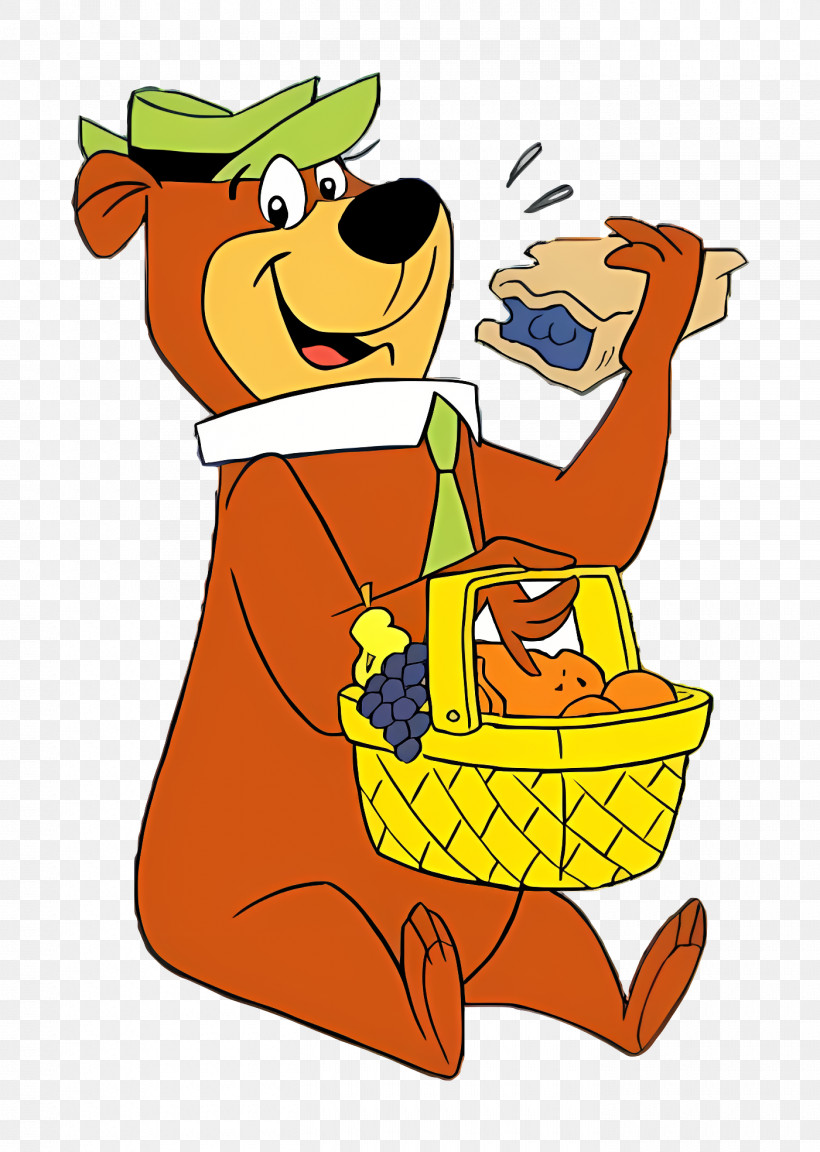 Yogi Bear - Cartoon Bear With Picnic Basket, PNG, 1400x1968px, Yogi ...