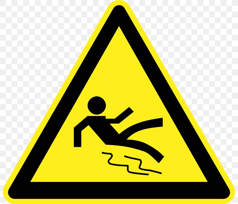 Hazard Symbol Wet Floor Sign Warning Sign, PNG, 800x704px, Hazard, Area ...