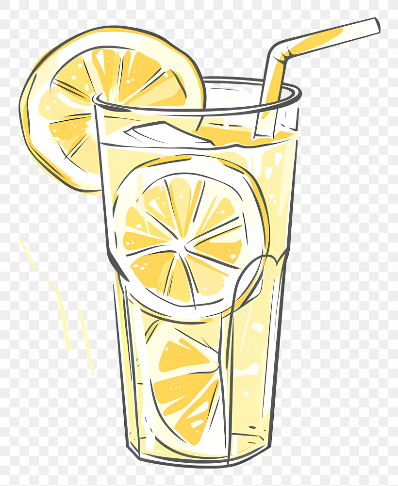 Lemonade - Refreshing Lemonade In A Glass, PNG, 2820x3448px, Lemonade, Citrus Art Style, Citrus ...