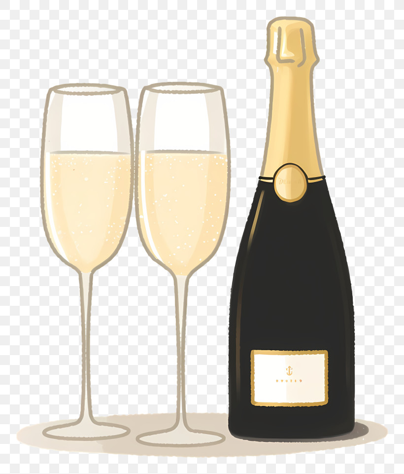 Sparkling Wine - Champagne Bottle And Glasses For Celebration, PNG, 3124x3664px, Sparkling Wine ...