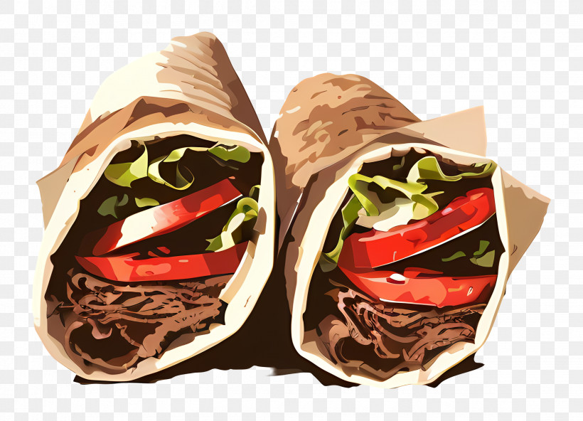 Shawarma - Fresh Wrap Sandwich Illustration, PNG, 2264x1636px, Shawarma ...