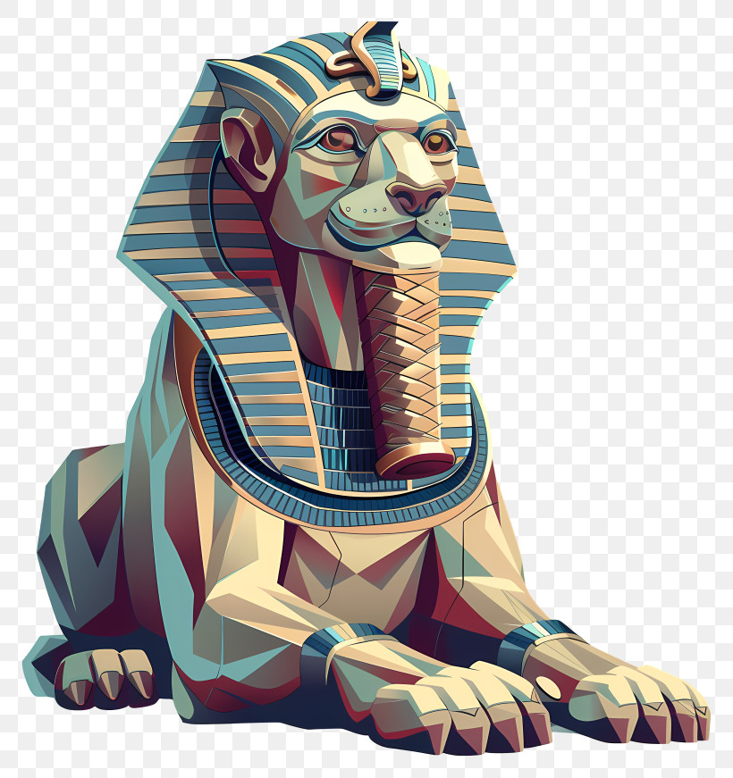 Egypt Sphinx - Ancient Egyptian Sphinx In Iconic Design, PNG ...