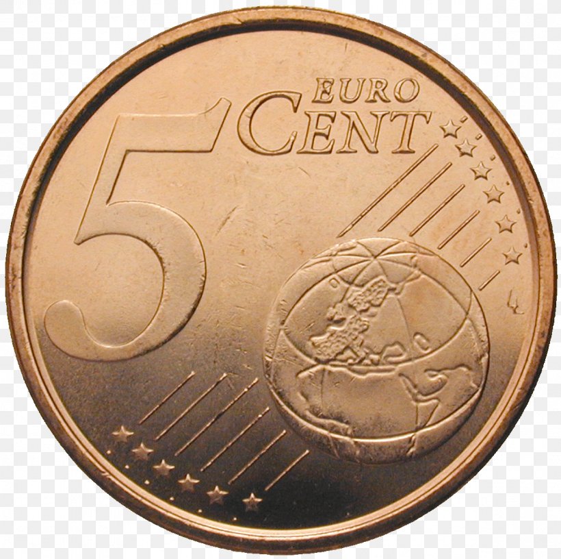 1 Cent Euro Coin Two Pence Penny 5 Cent Euro Coin PNG 1181x1176px 1