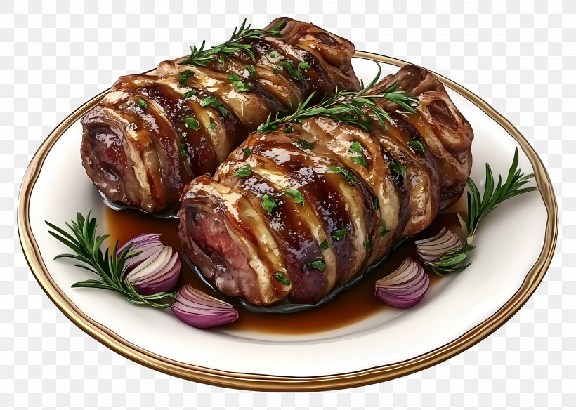 Roast Lamb - Delicious Roast Meat Dish, PNG, 4212x3004px, Roast Lamb ...