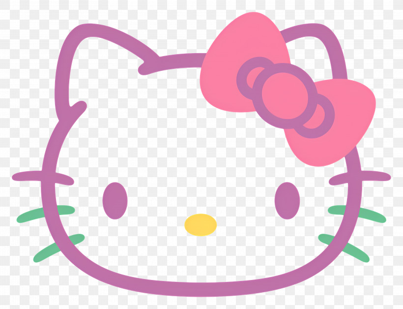 Hello Kitty Face - Hello Kitty Cartoon Illustration, PNG, 4140x3172px ...
