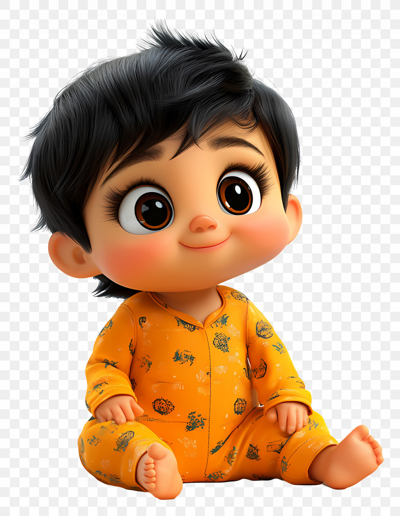 India Baby - Cute Baby In Pajamas, PNG, 3084x3984px, India Baby ...