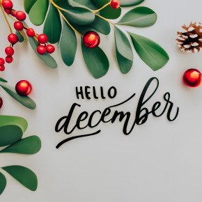 Hello December - Hello December Festive Greeting PNG