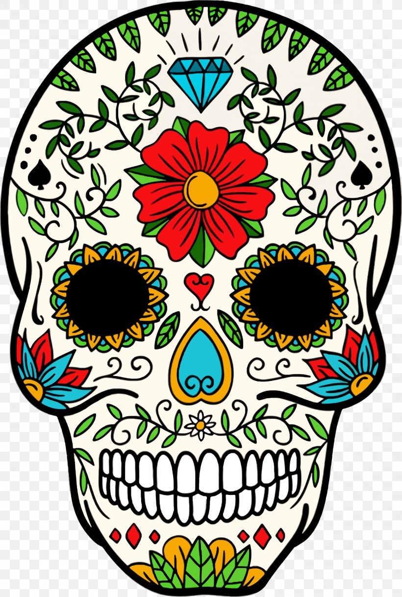 Death Calavera Day Of The Dead Skull Art PNG 1572x2332px Death Art 