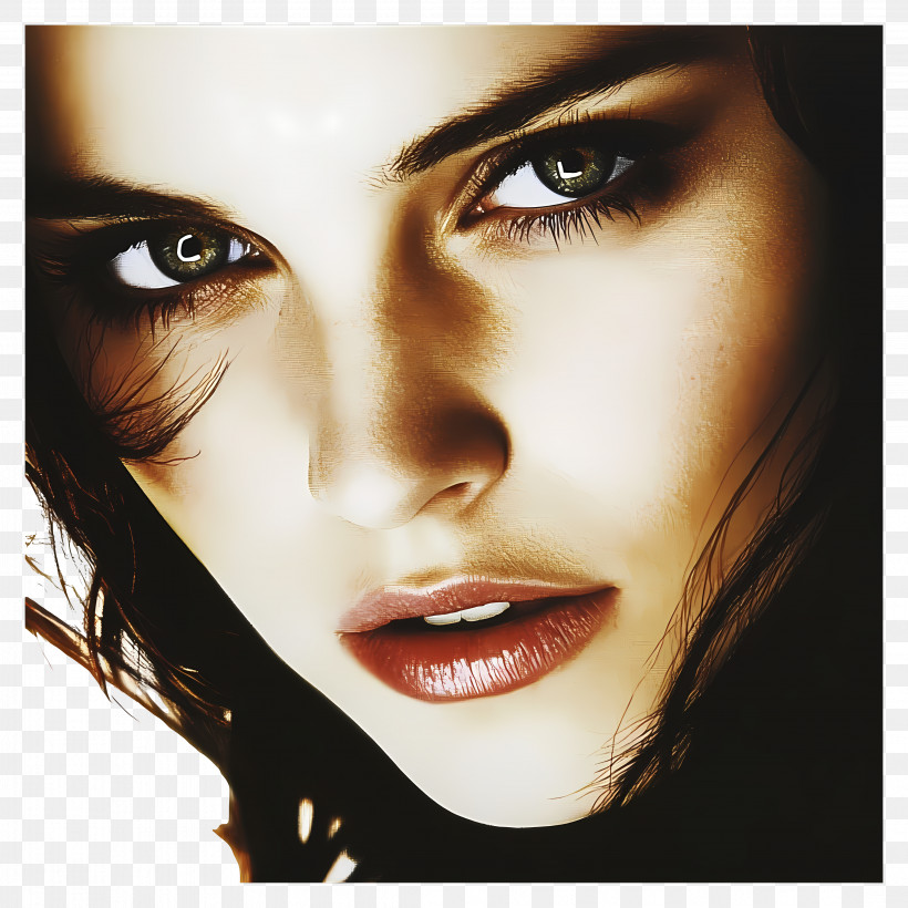 Kristen Stewart - Intense Close-up Portrait Of A Woman, PNG ...