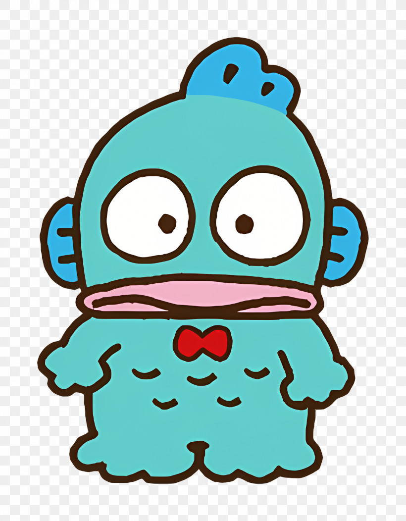 Hangyodon - Blue Fish With Bowtie, PNG, 1352x1736px, Hangyodon ...