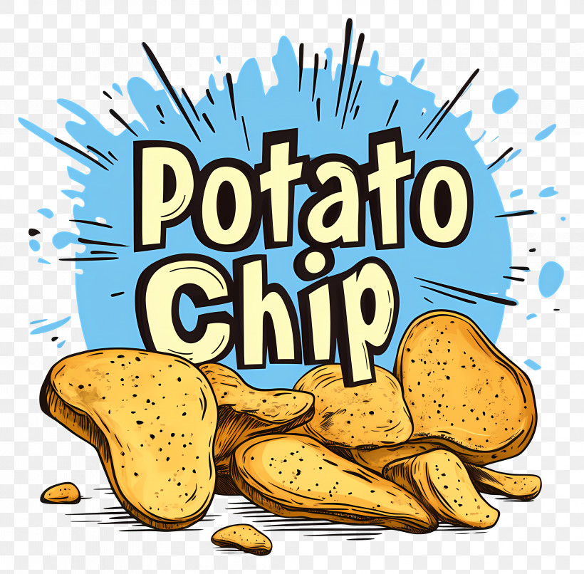 National Potato Chip Day - Potato Chips Snack Illustration, PNG ...