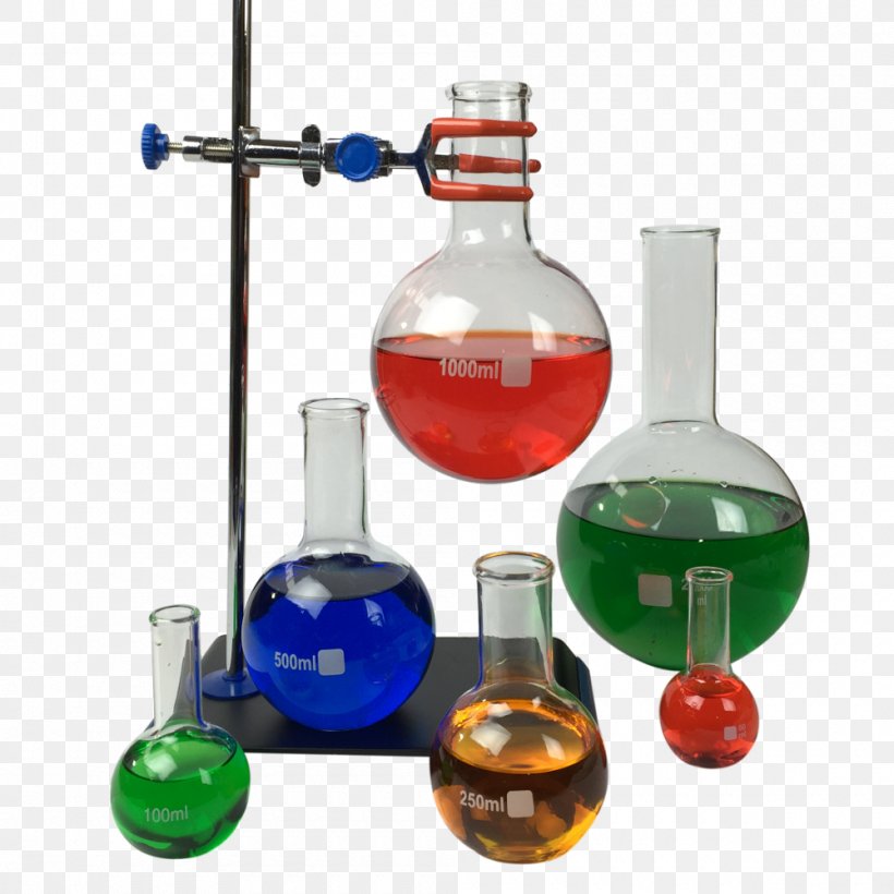 Laboratory Flasks Chemistry Liquid Science PNG 1000x1000px