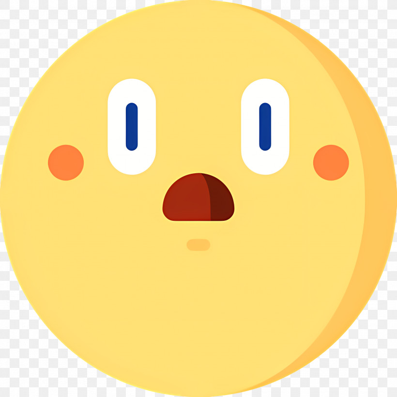 Shocked Emoji - Shocked Emoji Face Digital Illustration, PNG ...