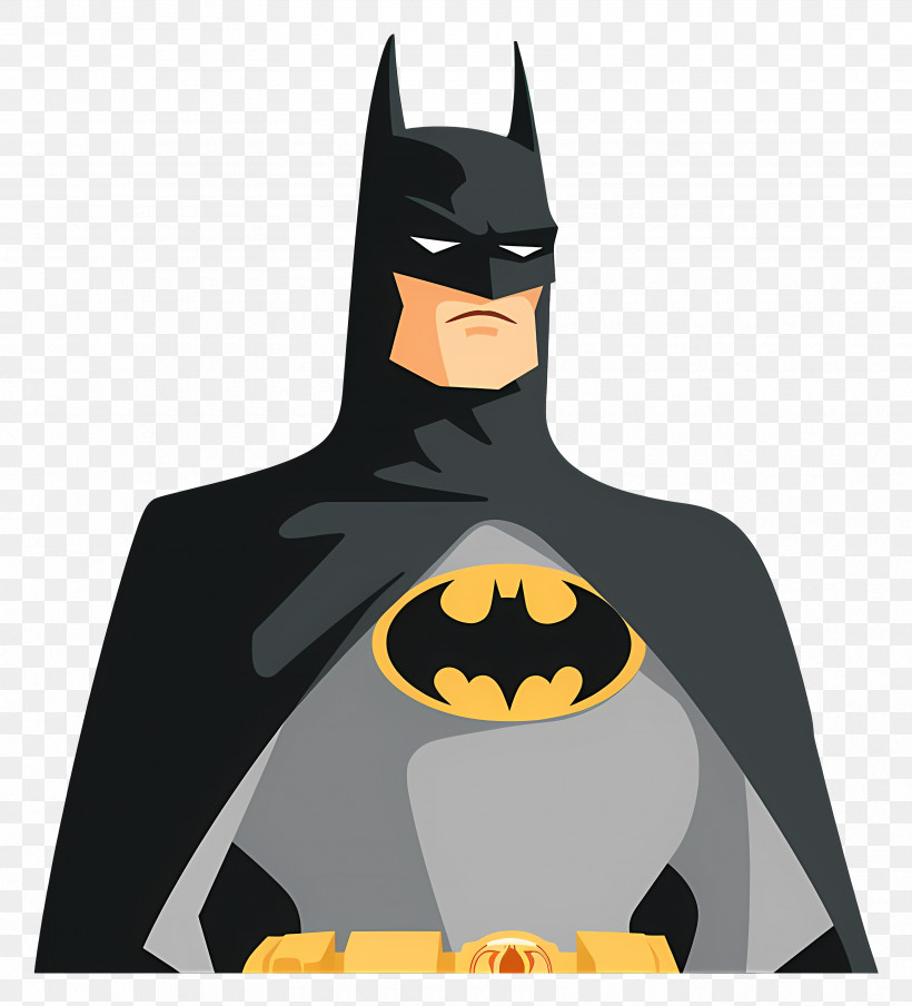 Batman - Superhero In Black Suit Cartoon Illustration, PNG, 3340x3684px ...