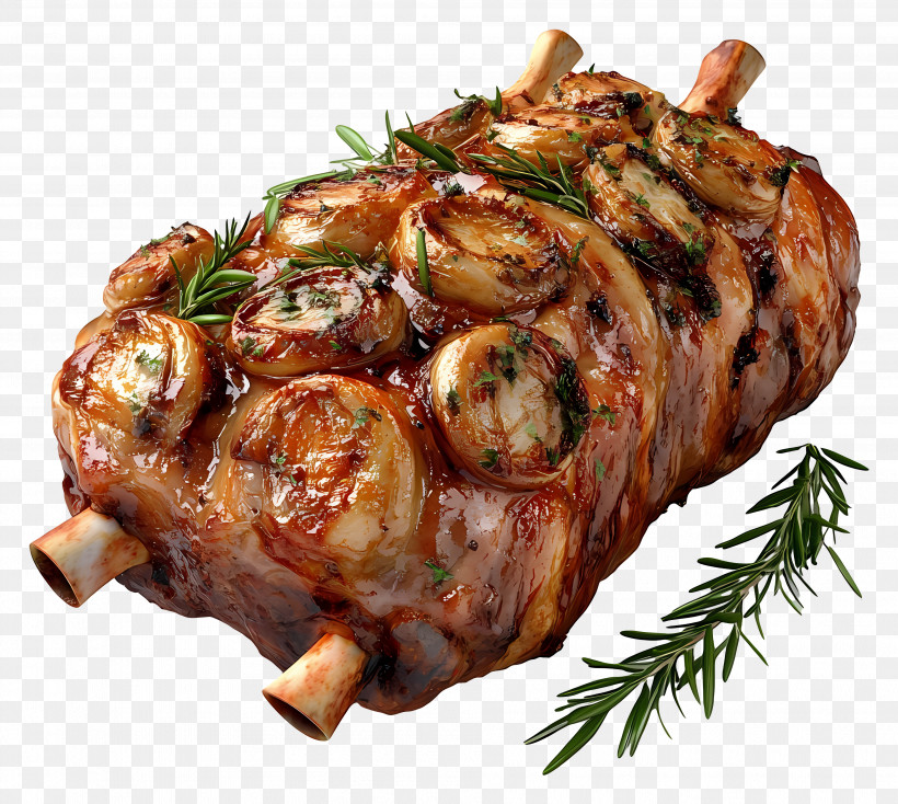 Roast Lamb - Delicious Roast Meat, PNG, 3804x3408px, Roast Lamb, Cooked ...