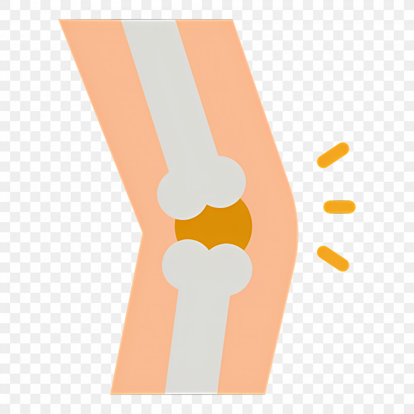 Knee Pain - Knee Joint With Highlighted Pain Indicator For Medical Use ...