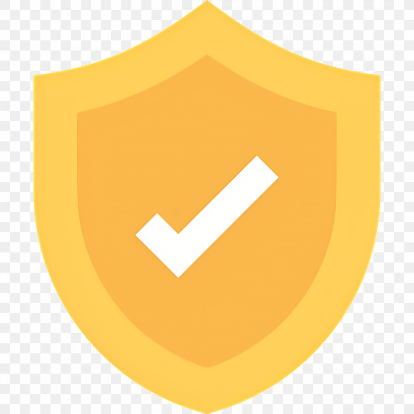 Shield - Yellow Shield With Checkmark Icon, PNG, 2048x2048px, Shield ...
