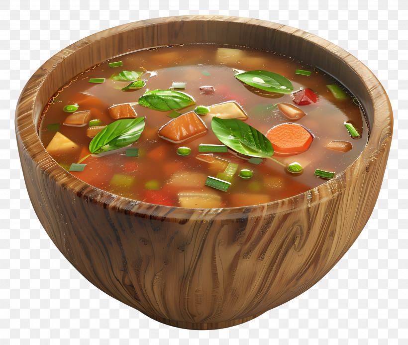 Minestrone Soup - Bowl Of Vegetable Soup, PNG, 3488x2952px, Minestrone ...
