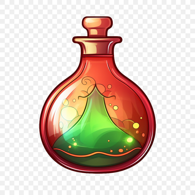 Magic Potion - Magic Potion Bottle With Enchanted Glow, PNG ...