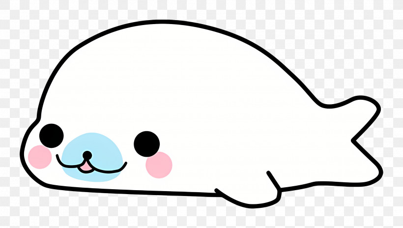 Mamegoma Franchise - Adorable Cartoon Seal Illustration, PNG ...