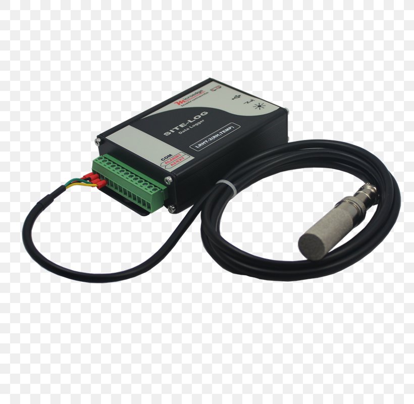 Temperature Data Logger Relative Humidity Sensor, PNG, 800x800px, Data Logger, Cable, Current ...