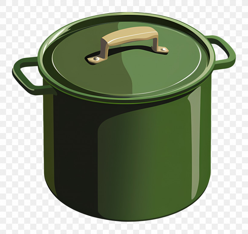 Trekking Pot - Green Cooking Pot With Lid, PNG, 2528x2388px, Trekking ...