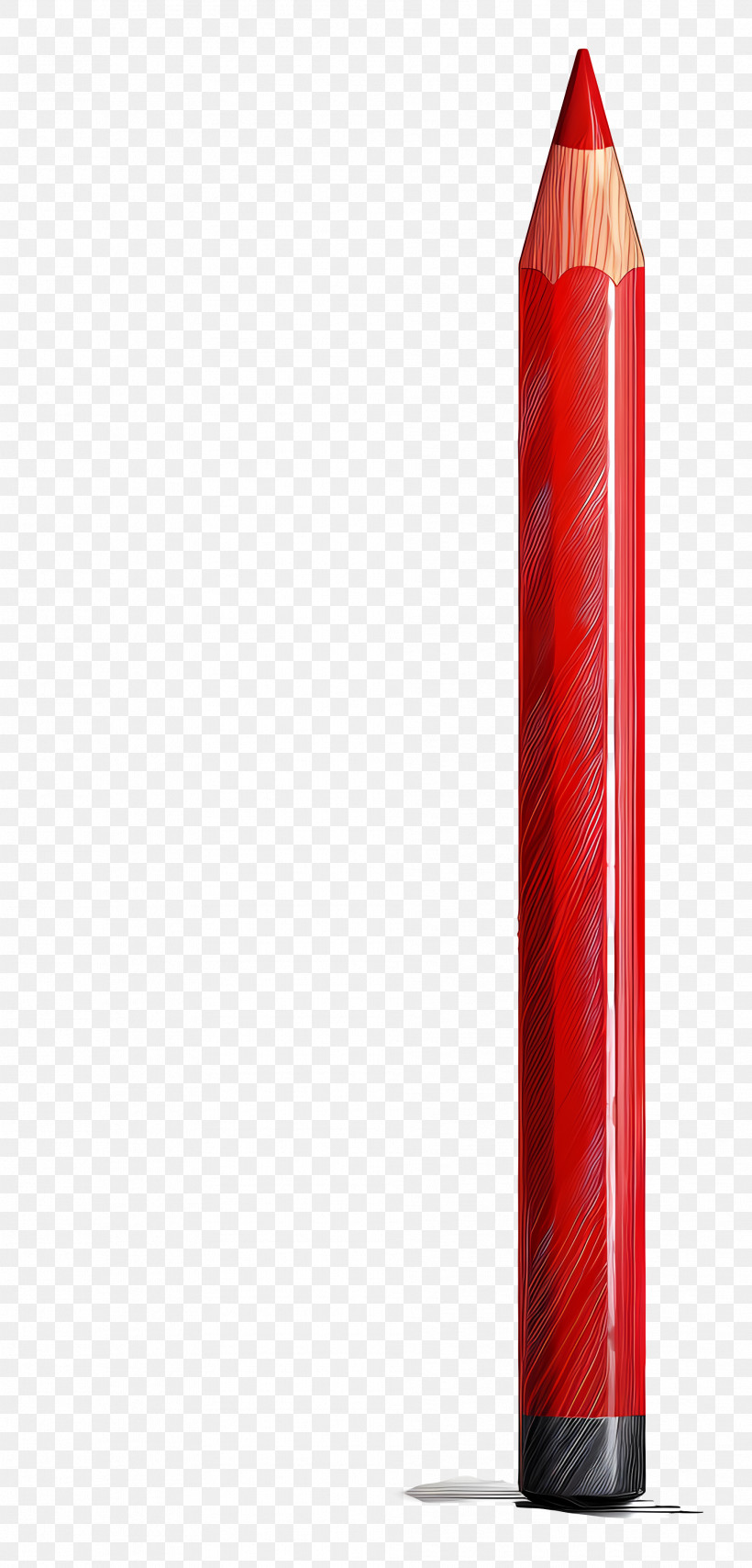 Red Pencil - Red Pencil For Drawing And Writing, PNG, 1908x3976px, Red ...