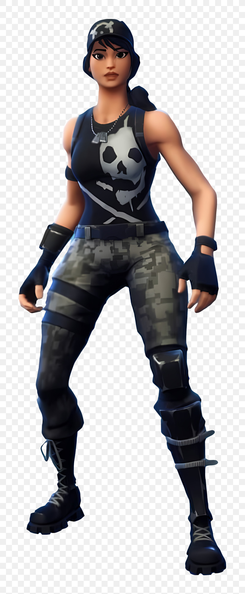Fortnite - Cartoon Character In Tactical Outfit, PNG, 1656x4008px ...