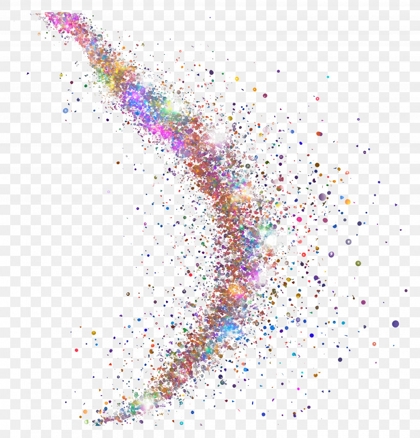 Sparkle Border - Colorful Glitter Particle Swirl, PNG, 4152x4336px, Sparkle Border, Abstract ...