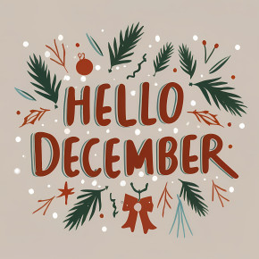 Hello December - Hello December Typography PNG