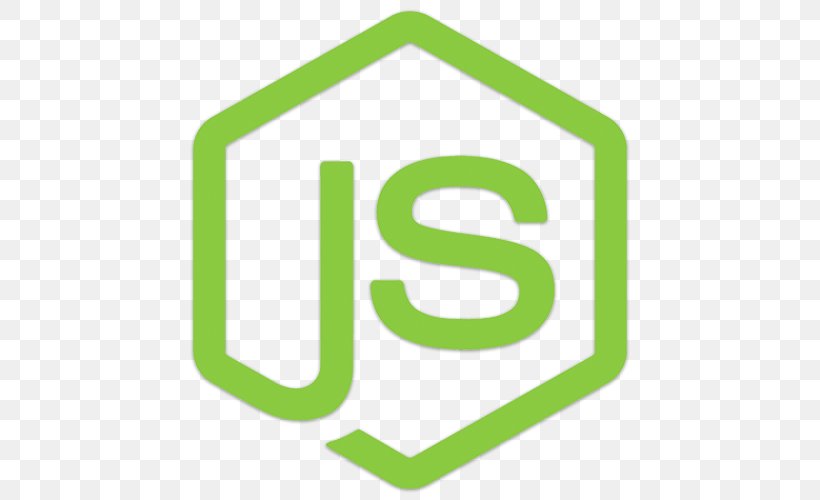 Node.js JavaScript React, PNG, 500x500px, Nodejs, Area, Brand, Front And Back Ends, Green ...
