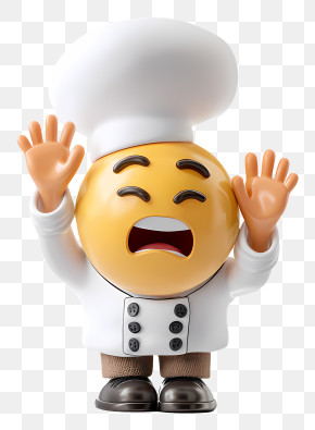 Smiley Emoticon Chef Emoji Clip Art PNG