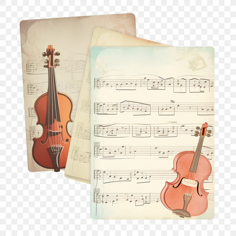 Notes Template - Violin And Sheet Music Illustration, PNG, 4096x4096px ...