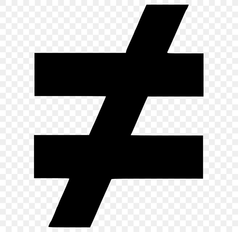 Equals Sign Clip Art PNG 800x800px Equals Sign Black Black And