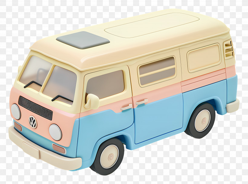 Cartoon - Pastel Camper Van Illustration, PNG, 3668x2728px, Cartoon ...