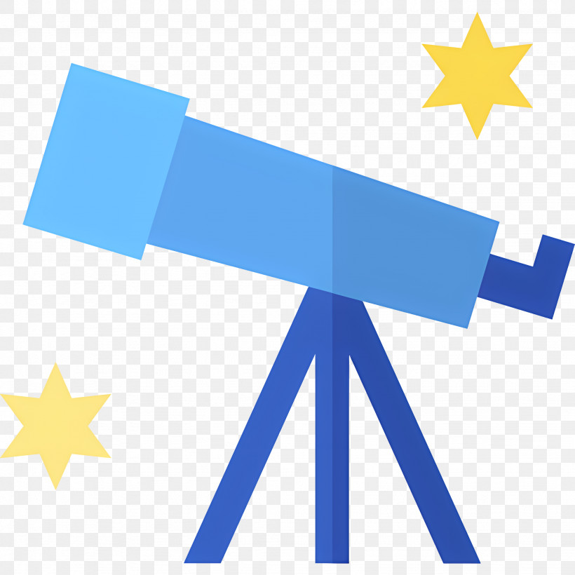 Telescope - Blue Telescope With Stars, PNG, 2048x2048px, Telescope ...