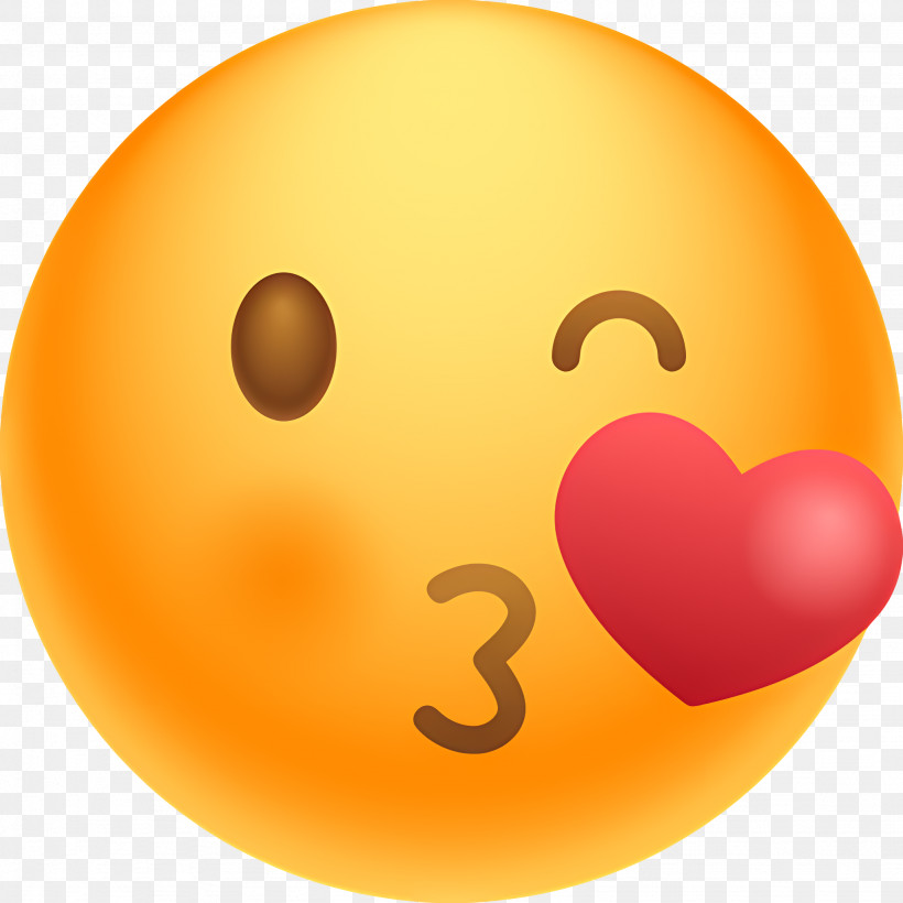 Kiss Emoji - Kiss Emoji With Heart Illustration, PNG, 2048x2048px, Kiss ...
